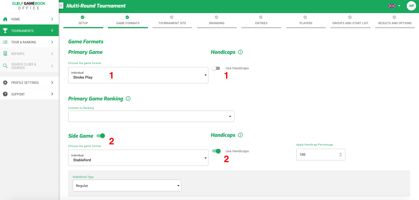 How to Create Multi-Round Tournament – Golf GameBook Tournament Manager